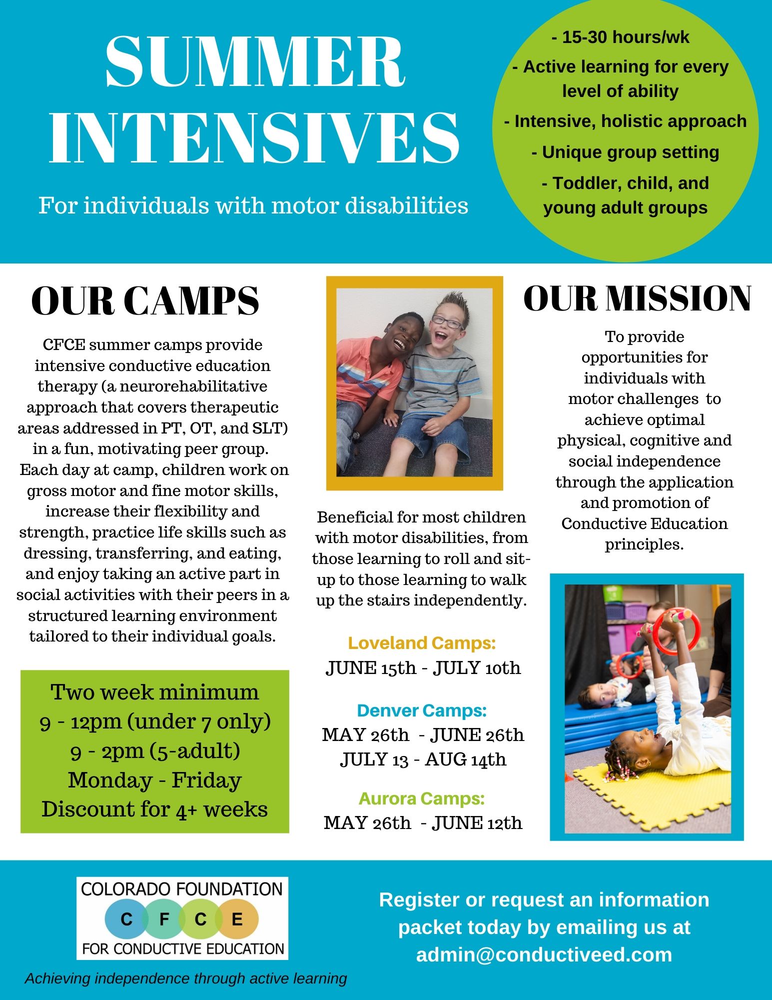 Summer Camp :: Conductive Education